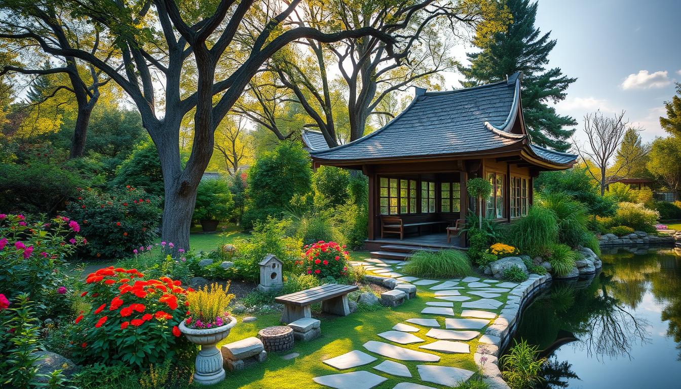 Teehaus als Gartenhaus - Entspannung im Grünen
